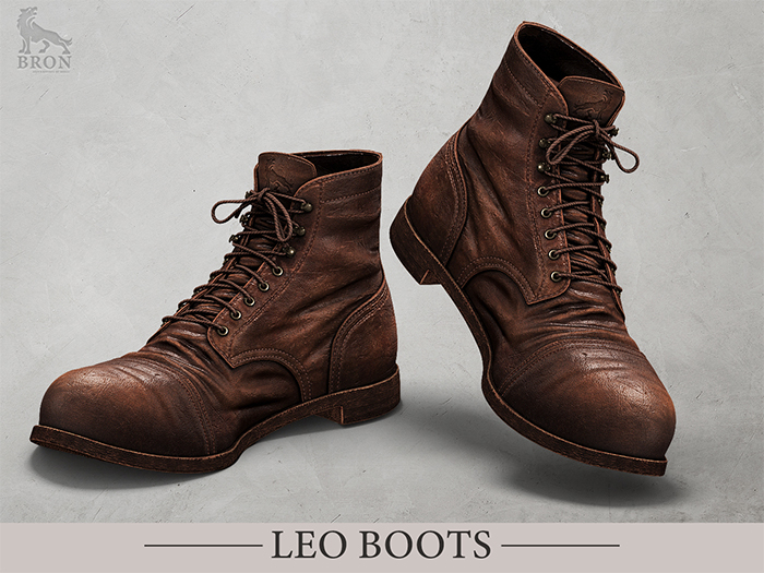 Second Life Marketplace - BRON - Leo Boots - Brown