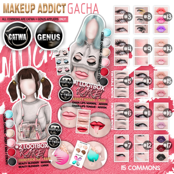 Second Life Marketplace - Mug - Makeup Addict - #3 Short Lashes
