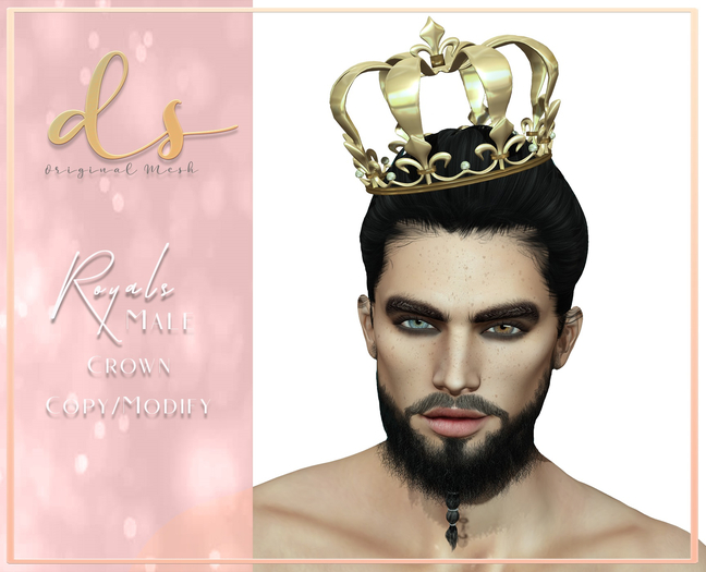 Second Life Marketplace - DS - Royals Crown Male