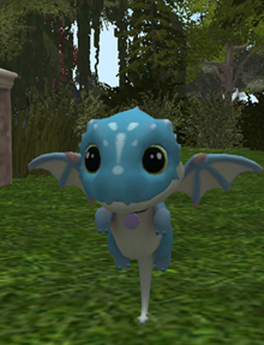 Second Life Marketplace - decorative blue dragon