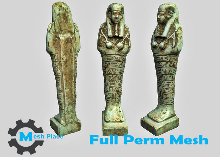 Second Life Marketplace - Mesh Place - Egyptian Ushabti Statue - Full ...