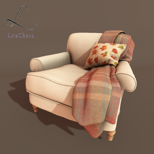 Second Life Marketplace - LouChara Fall Time Cuddle Chair