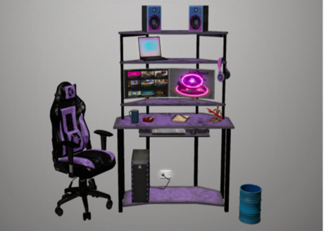 Second Life Marketplace - H&R Full Set PC Gaming Gacha-24 PIECES