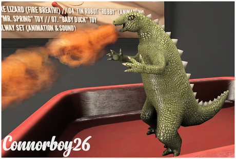 Second Life Marketplace - NOMAD // CHILDHOOD // 03 THE FIRE LIZARD