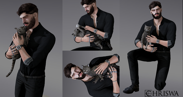 Second Life Marketplace - [C] Cat Lover - Pose Pack