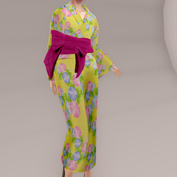 Second Life Marketplace - [[PS]] Yukata Asagao [Yellow]