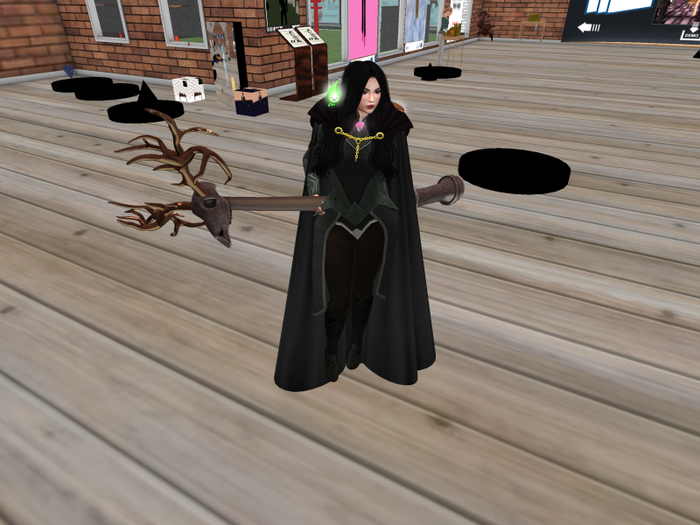 Second Life Marketplace - Druids deer skull hunting staff and deer target