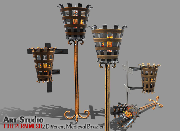 Second Life Marketplace - Art Studio.FULL PERM \\ 2 Different Medieval ...