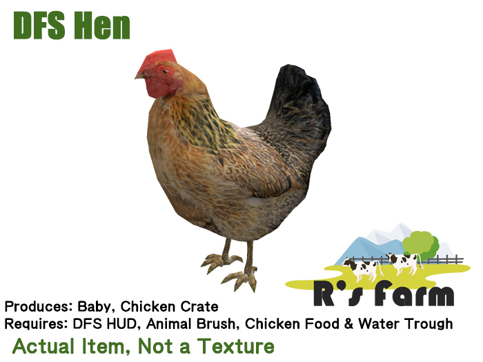 Second Life Marketplace - DFS Hen (Actual Item Not a Texture)