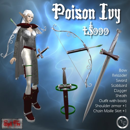 Second Life Marketplace - POISON IVY SET - SPELL FIRE
