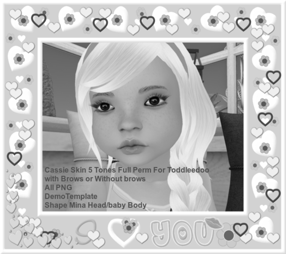 Second Life Marketplace - Cassie in 5 Demo Skin ToddleeDoo