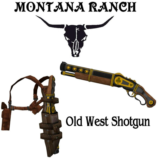 Second Life Marketplace - Old West Shotgun Box