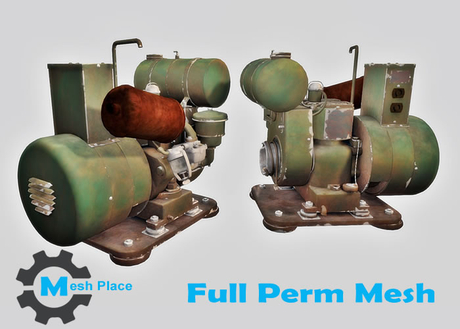 Second Life Marketplace - Mesh Place - Old Generator - Full Perm Mesh