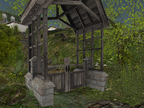 Second Life Marketplace - Lych Gate - Stone Base 4 LI
