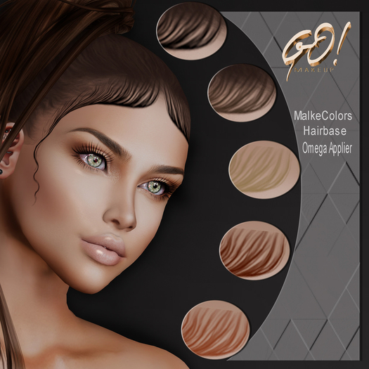 Second Life Marketplace - [OMEGA and CATWA] GO_MalkeColors Hair Base ...