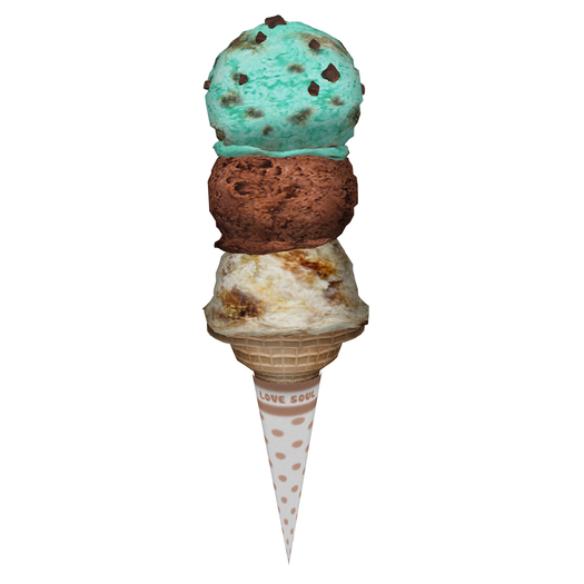 Second Life Marketplace - [LOVE SOUL] Ice Cream*triple-choco mint ...