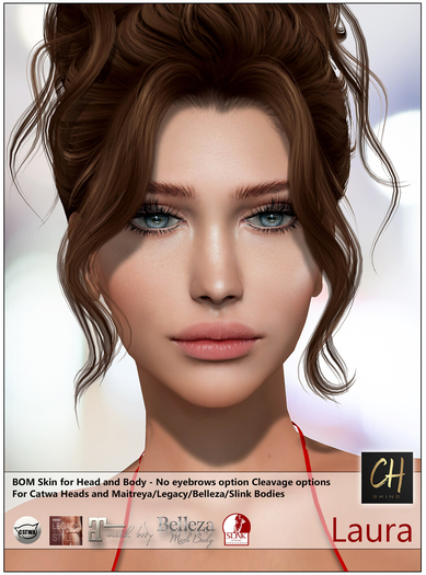 Second Life Marketplace - [CHSkins] LAURA Fat Pack SKIN for Catwa Heads ...