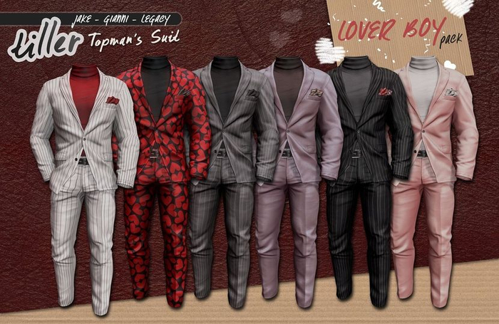 Second Life Marketplace - Tiller // Topman's Suit (LOVERBOY)
