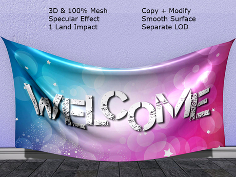 Second Life Marketplace - Welcome Banner { Mesh Promo }