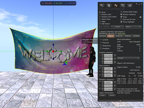 Second Life Marketplace - Welcome Banner { Mesh Promo }
