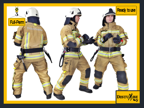 Second Life Marketplace - ::DisturbeD:: Elias Firefighter Character ...