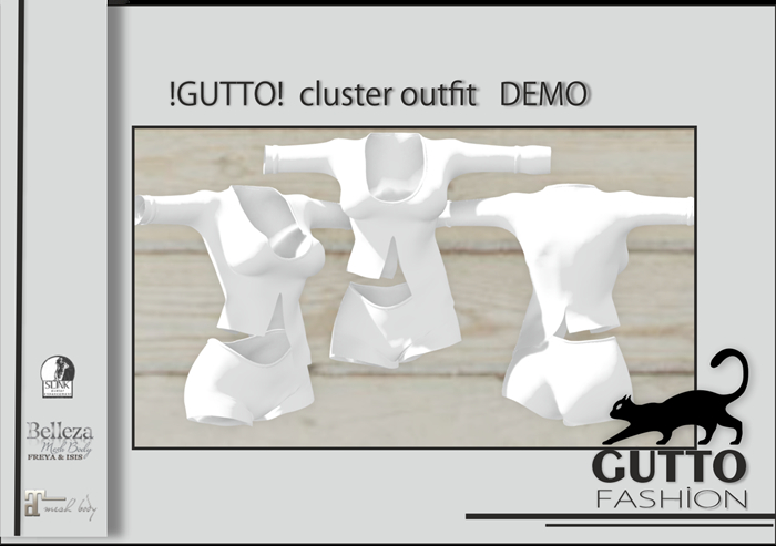 Second Life Marketplace - !gutto! cluster outfit DEMO