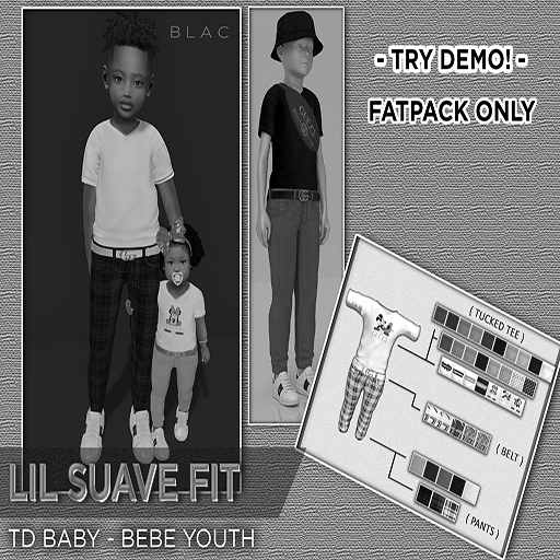 Second Life Marketplace - [ZB]\\\-DEMO LIL SUAVE FIT