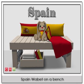 Second Life Marketplace - Spain Wabet on Bench