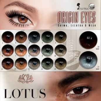 Second Life Marketplace - LOTUS. Origin Eyes 09 BOX