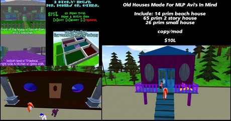 Second Life Marketplace - Old MLP/Toony Houses