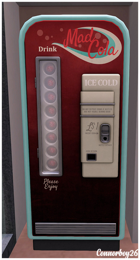 Second Life Marketplace - MadPea Bowl-O-Rama - Mad Cola Vending Machine