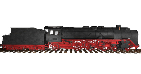 Second Life Marketplace - German steam locomotive Mesh