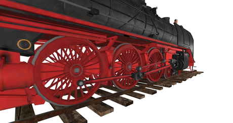 Second Life Marketplace - German steam locomotive Mesh