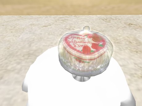 Second Life Marketplace - Happy Valentine Cake,Click lid to open/close ...