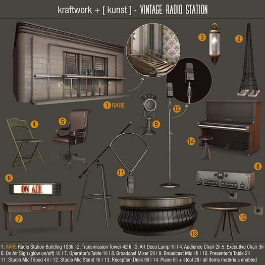 Second Life Marketplace - Kraftwork + [ kunst ] 2 Transmission Tower ...