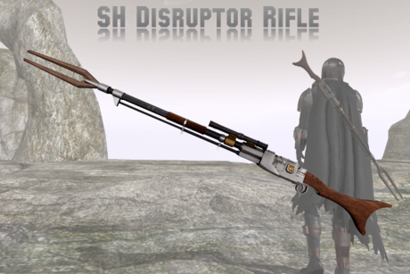 Second Life Marketplace - SH RP Prop Gun - Disruptor Rifle (Female Version)