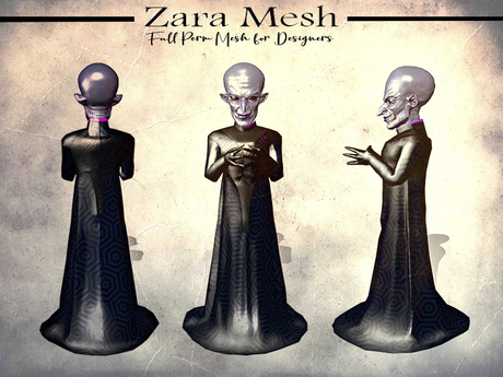 Second Life Marketplace - Zara Mesh - Horror - Evil Genius - FULL PERM MESH