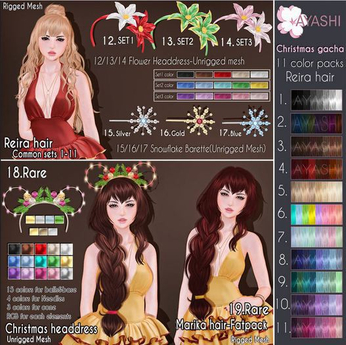 Second Life Marketplace - #7[^.^Ayashi^.^] Reira hair-Pastel