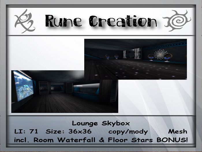 Second Life Marketplace - *RC* - Lounge Skybox [wear]