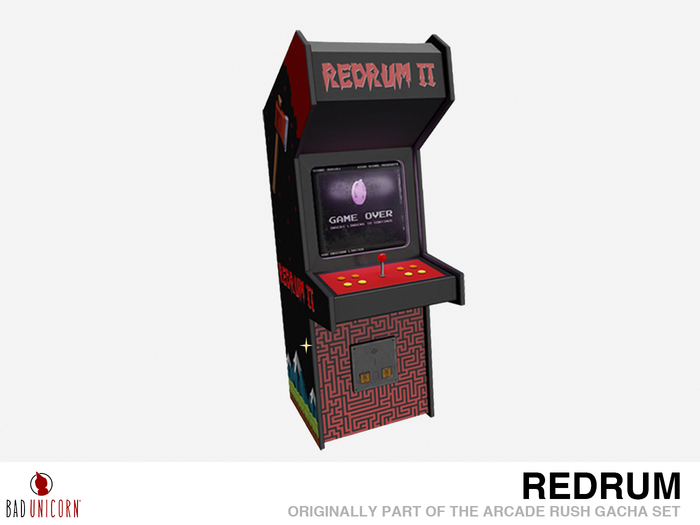 Second Life Marketplace - Redrum 2 Machine (Previously - Arcade Rush Gacha Set)