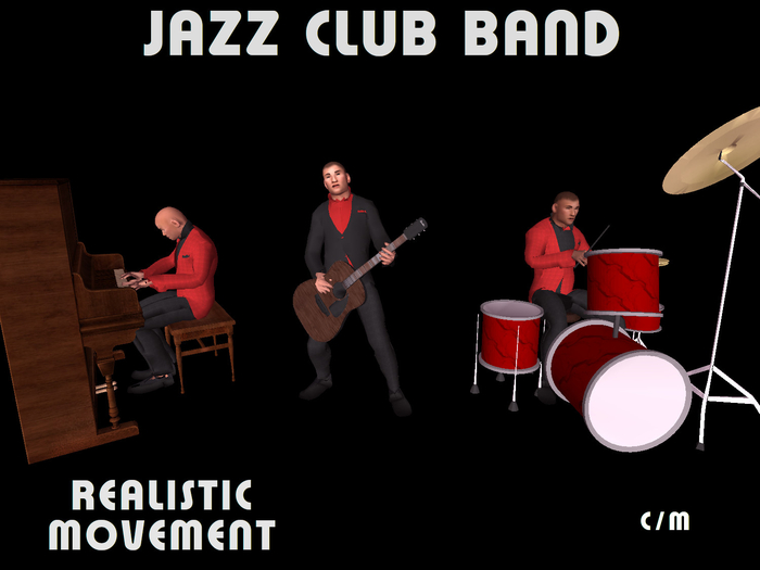 Second Life Marketplace - Jazz Band for in Club - Animated C
