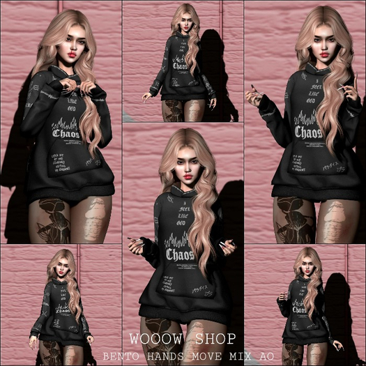 Second Life Marketplace - WOOOW SHOP BENTO HANDS MOVE AO MIX 42.0