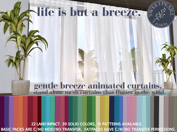 Second Life Marketplace - SweetPearl Fusion - Gentle Breeze Animated ...