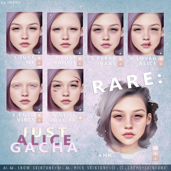 Second Life Marketplace - Insol: 'Just Alice' gacha // ahh.. RARE