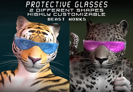 Second Life Marketplace - [Beast Works] Protective Glasses
