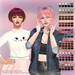 Second Life Marketplace - /Wasabi Pills/ Chai Mesh Hair w/ Kitty Ears ...