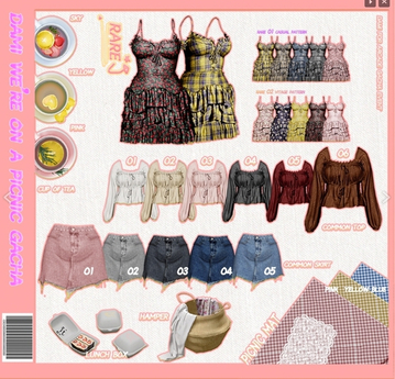 Second Life Marketplace - dami.We're on a picnic.gacha.*top1 maitreya ...