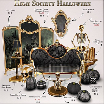 Second Life Marketplace - Skeleton Side Table