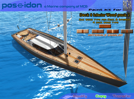 Second Life Marketplace - ::POSEIDON:: PACHA 110 - WOOD PACK 2 - OAK ...