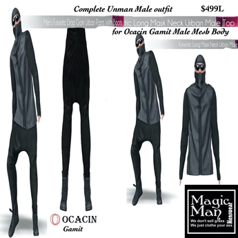 Second Life Marketplace - Ocacin Gamit Urban Male complete outfit-Box